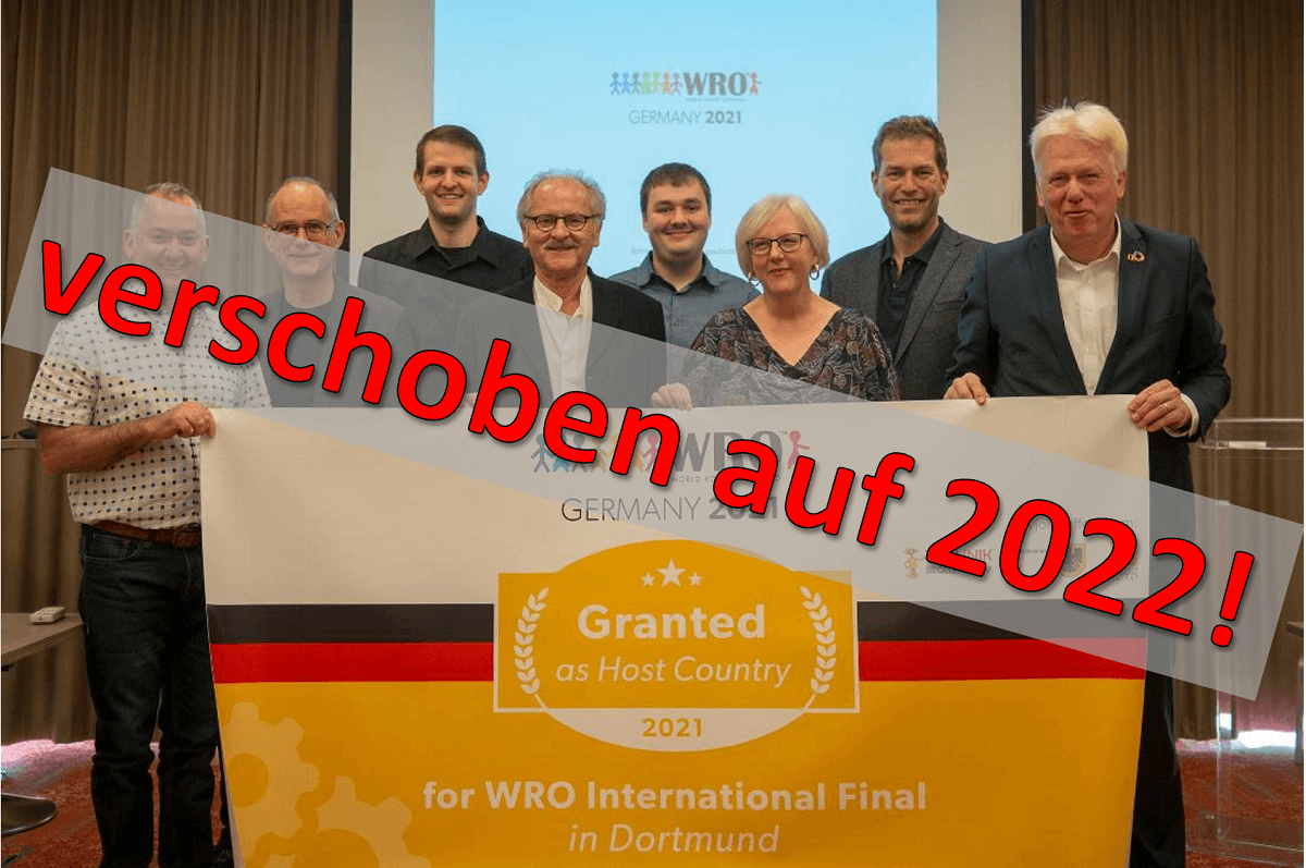 WRO-Weltfinale in Dortmund findet erst 2022 statt » brickobotik